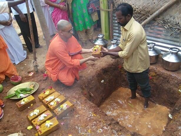 Bhumi Puja - House reconstruction at Cuddalore for Flood afflicted ...